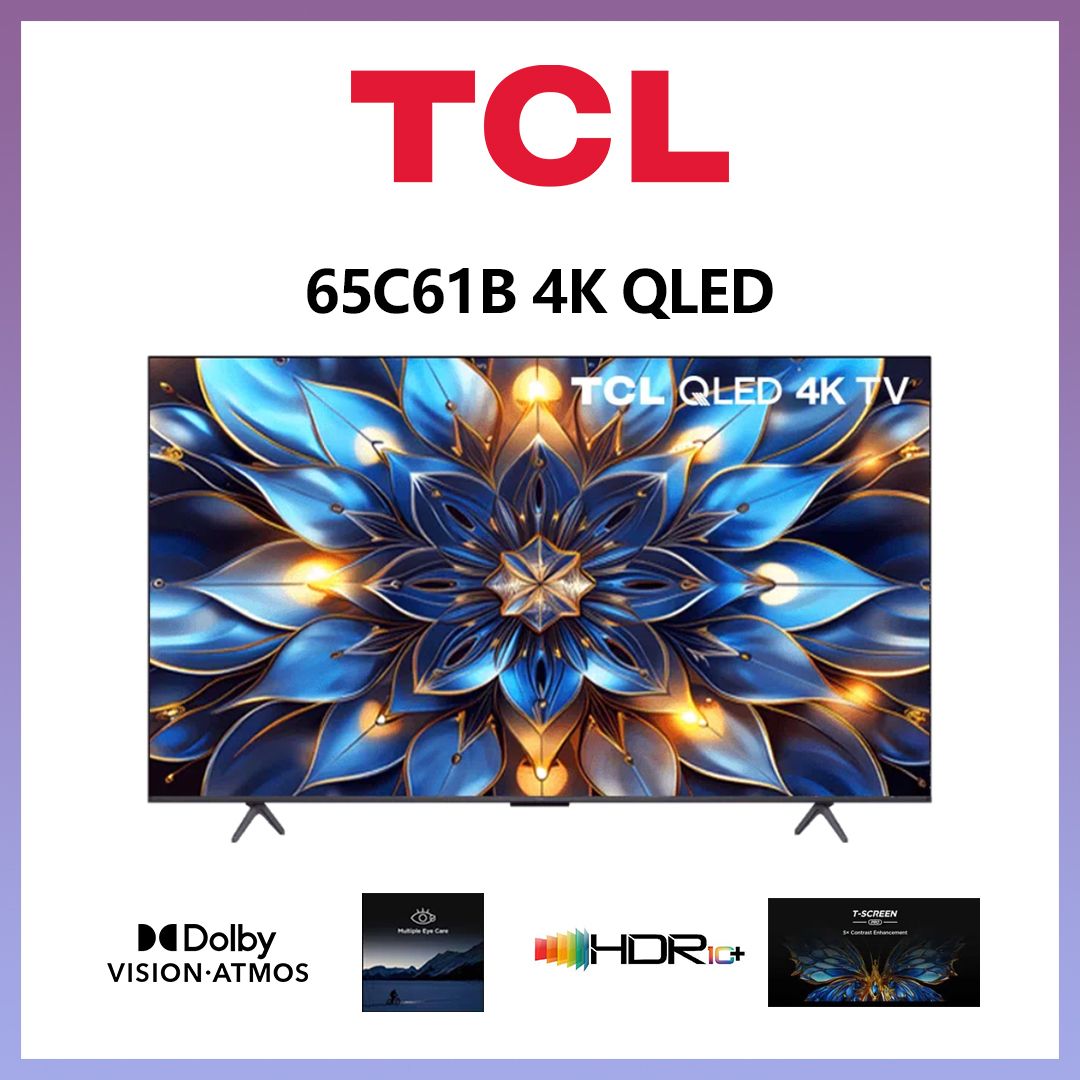 TCL | TCL - 65 吋 C61B 4K QLED Google TV TCL 65C61B | HKTVmall 香港最大網購平台