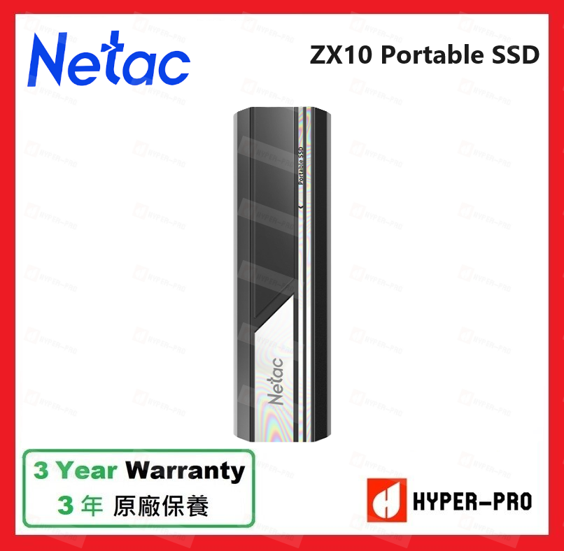 Netac | ZX10 Portable 1TB SSD 外置 固態 硬盤 | 儲存容量 : 1TB | HKTVmall 香港最大網購平台