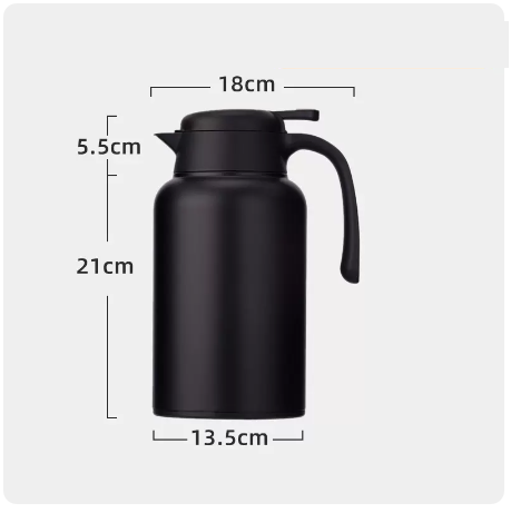 全城熱賣 | 316不銹鋼保溫壺(黑色)（大號）2000ML | HKTVmall 香港最大網購平台