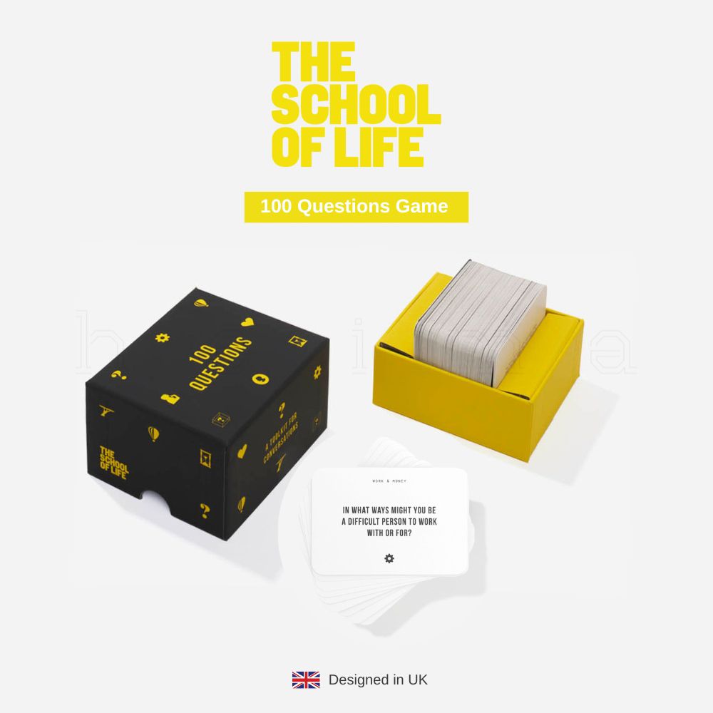 THE SCHOOL OF LIFE | 100 Questions Game | 卡牌遊戲 | HKTVmall 香港最大網購平台