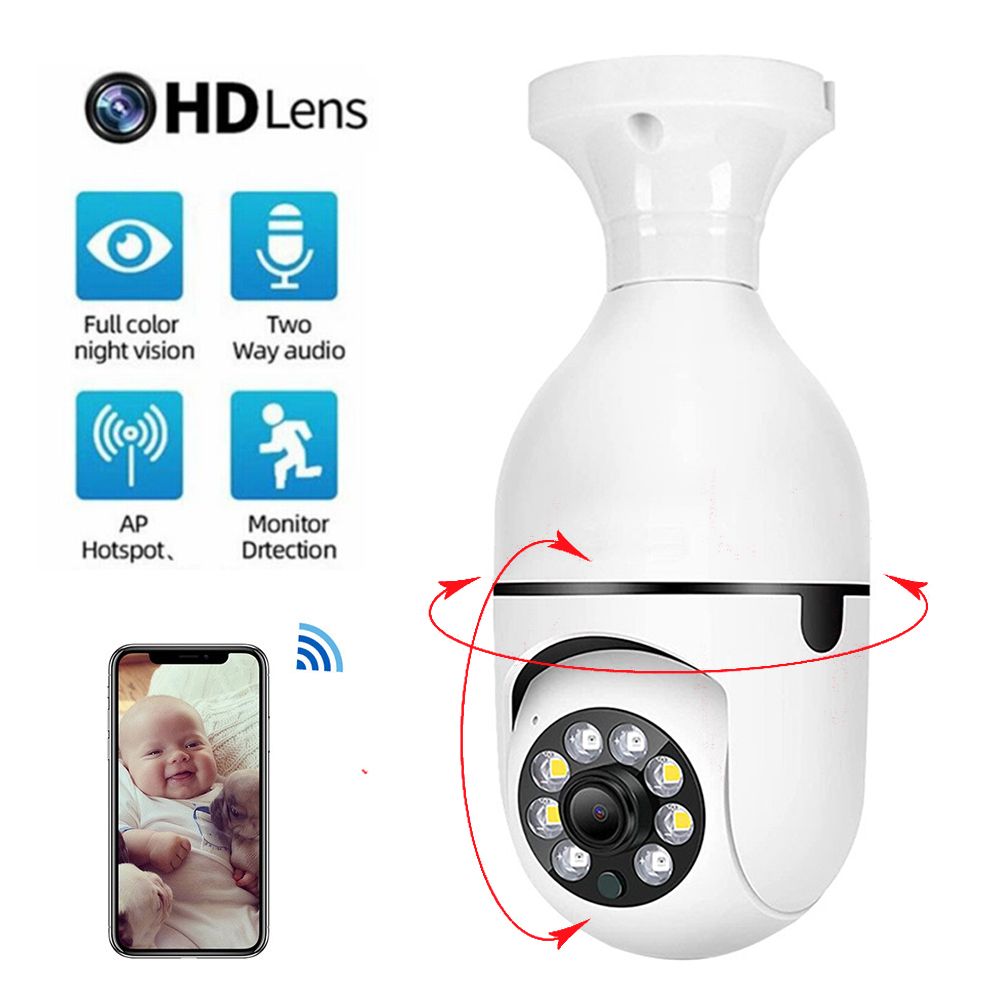 ALPHASTAR SUPERMALL | Wifi IP Camera Bulb Surveillance Camera 360 ...
