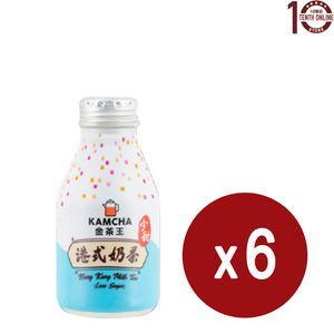金茶王 | 金茶王 港式奶茶(少甜)KamCha Hong Kong Style Milk Tea(Less Sugar)(樽裝) 6x280 ...