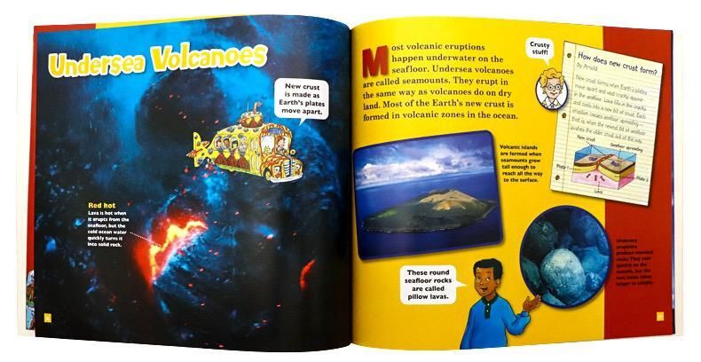 SCHOLASTIC | The Magic School Bus Present (10本書) Dinosaurs, Volcanoes ...