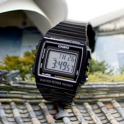 Casio | 卡西歐 CASIO 七年電池壽命 黑色 W215 W215H W-215 W-215H W-215H-1 W-215H-1A ...
