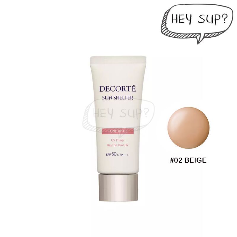 DECORTÉ | 透亮防護素顏霜(CC霜) SPF50+ PA++++ #02 Beige 32ml | HKTVmall 香港最大網購平台