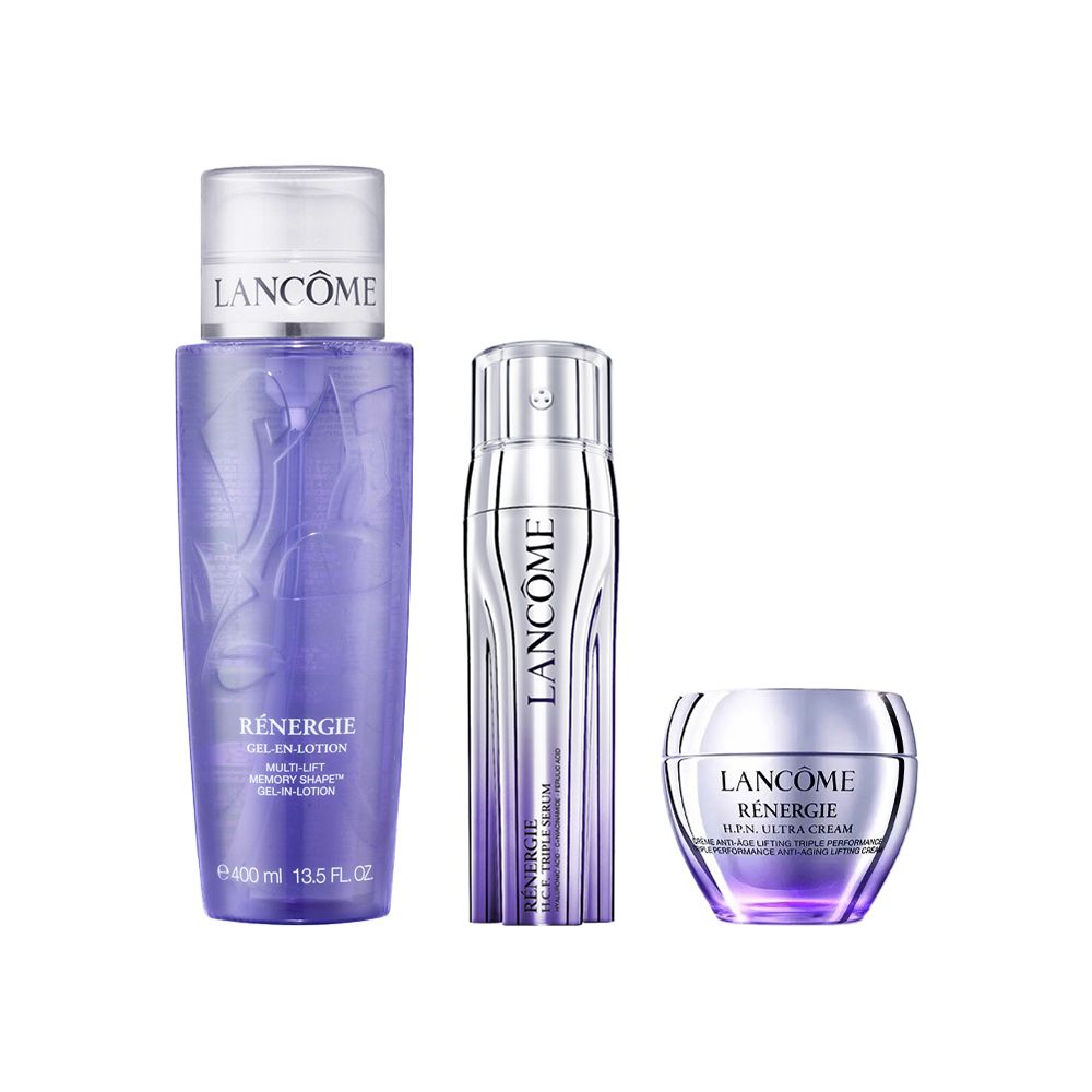 LANCÔME | 蘭蔻 塑顏三重緊致煥顏套裝 三管精華50ml+新塑顏凝露水 400ml+百肽霜50ml 平行進口 | HKTVmall 香港最大網購平台