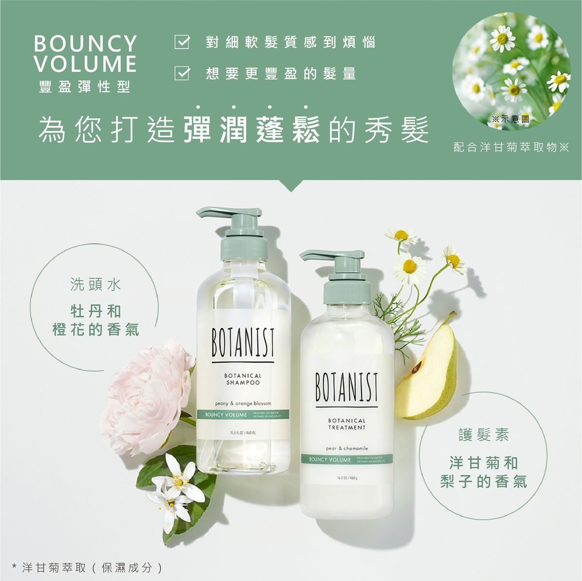 BOTANIST | 2023新版 Smooth 植物性清爽柔順洗頭水 #青蘋果&玫瑰香 RB 460ml | HKTVmall 香港最大網購平台