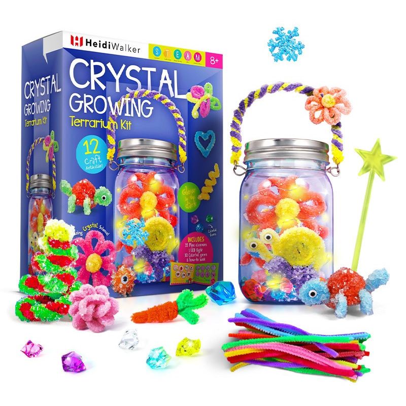 Kindermatic | 水晶種植觀賞瓶套裝 Crystal Growing Terrarium Kit | HKTVmall 香港最大網購平台