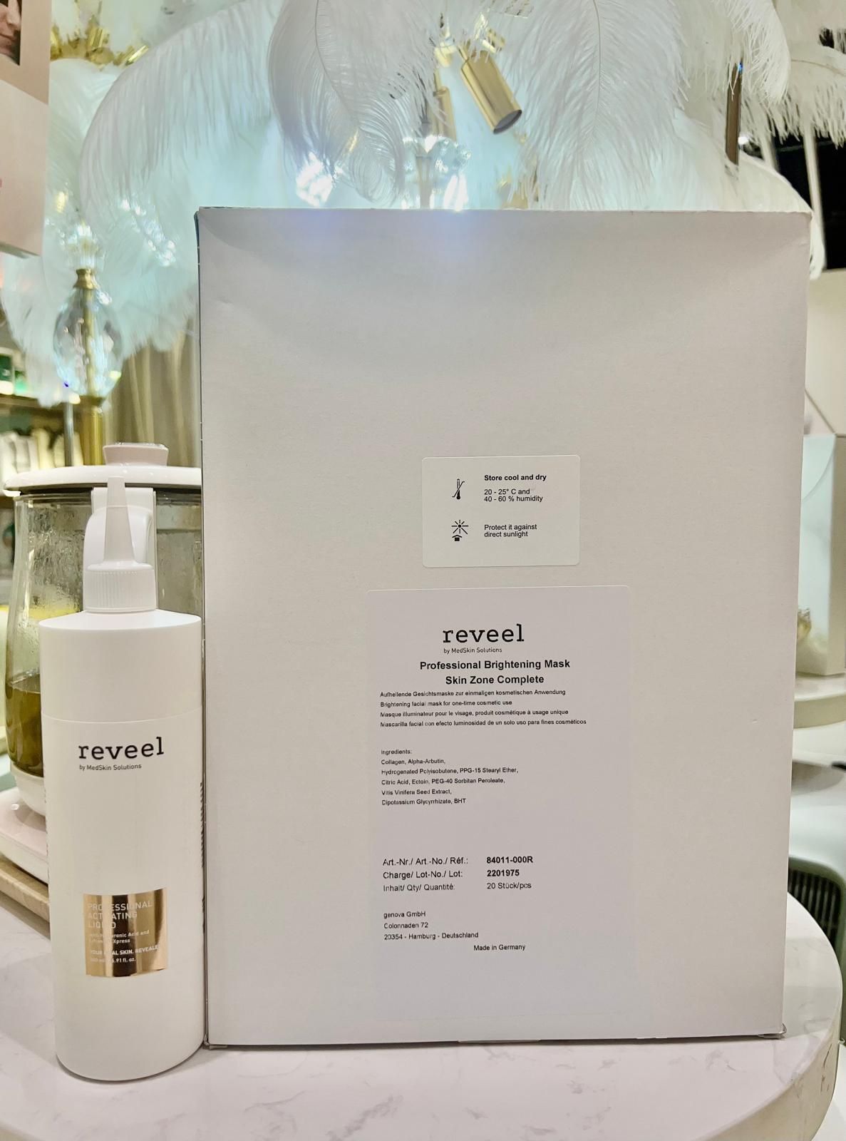 reveel | 膠原蛋白面膜連頸Collagen Face Mask(20pcs)Salon Size冇盒裝(平行進口 ...