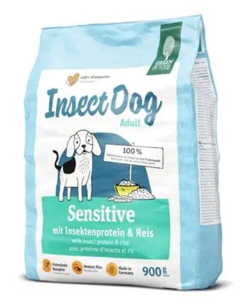 GREEN PETFOOD | Insect Dog Sensitive with Insect Protein & Rice 900g x5 ...