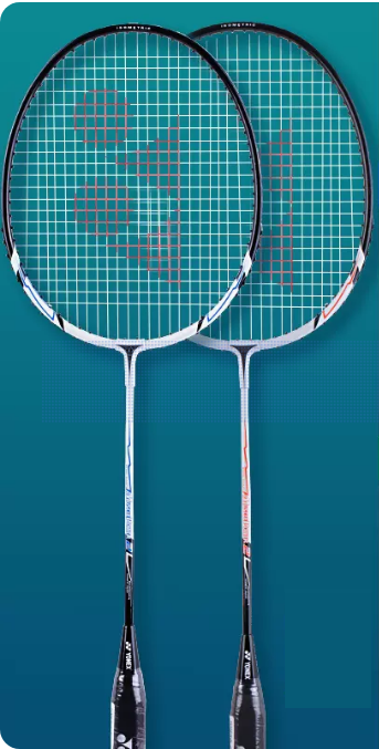 全城熱賣 | （2支裝）進攻型全碳素超輕耐用羽毛球拍(MP2白藍+白橙 )(尺寸:664mm) | HKTVmall 香港最大網購平台