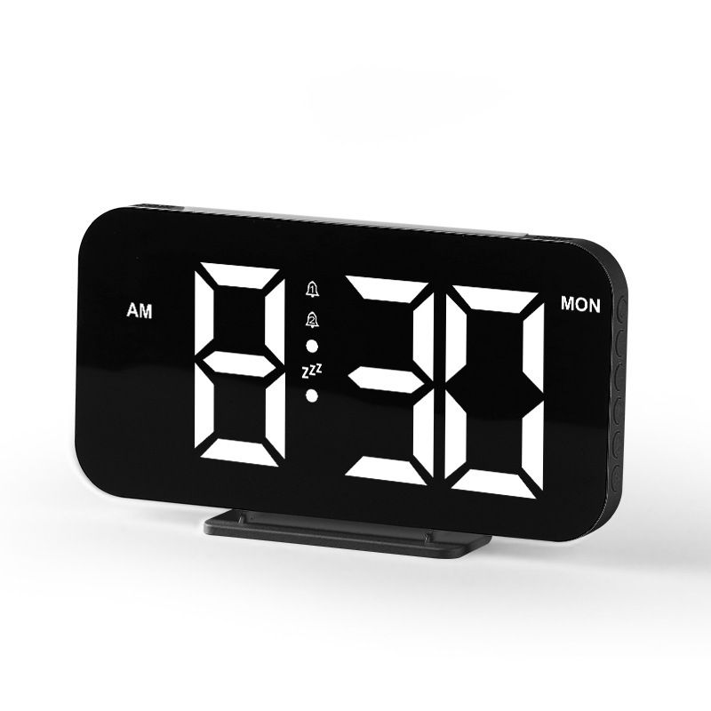 長城電子 | 黑殼白字Extra large character digital clock LED display black shell ...