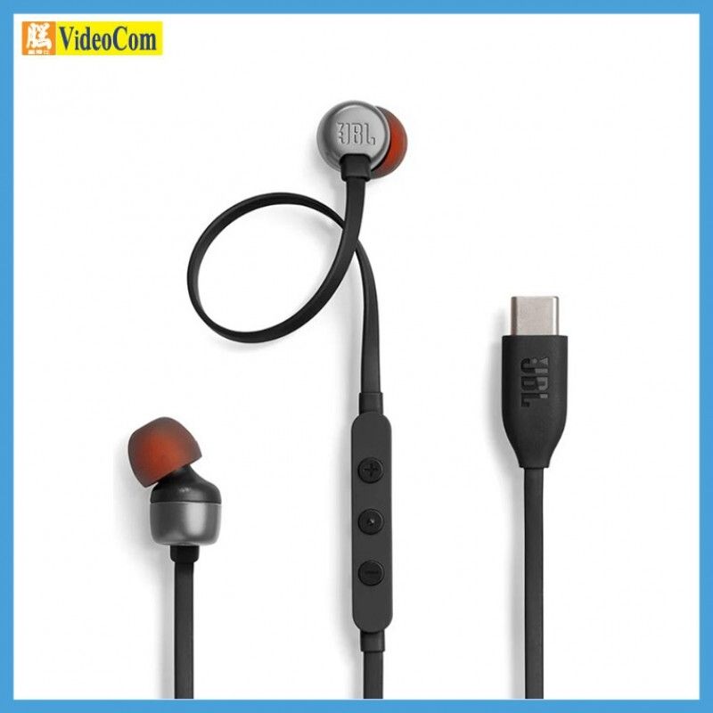 JBL | JBL T310c (BLACK) Type-C 扁線內耳塞式耳筒連咪耳機 香港行貨 4968929221554 ...