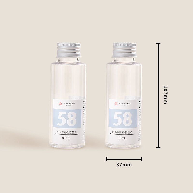 全城熱賣 | 旅行便攜分裝瓶(鋁蓋瓶/80mL*2) | HKTVmall 香港最大網購平台