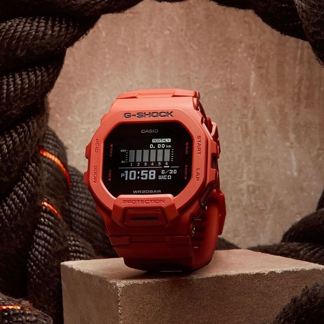 CASIO | CASIO G-SHOCK GBD200 GBD200RD GBD-200 GBD-200RD GBD-200RD-4 ...