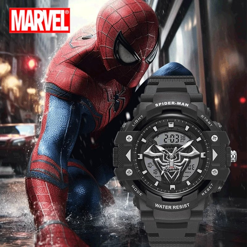 MARVEL | MARVEL - SPIDERMAN - Analog-digital watch - BLACK (Licensed by ...