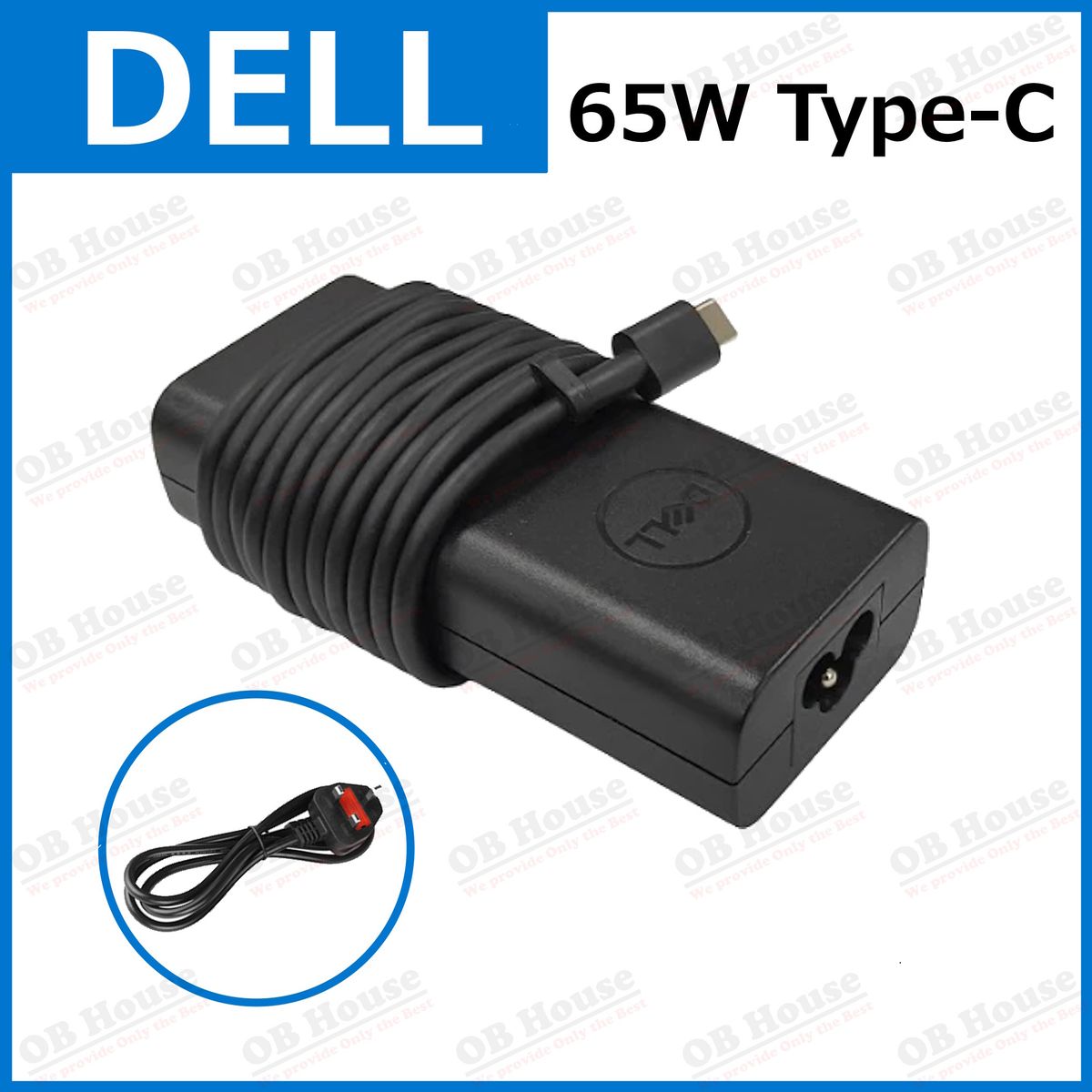 Dell | USB-C 65W AC 整流器 充電器 (附電源線) #火牛 - [平行進口] 簡約包裝 | HKTVmall 香港最大網購平台
