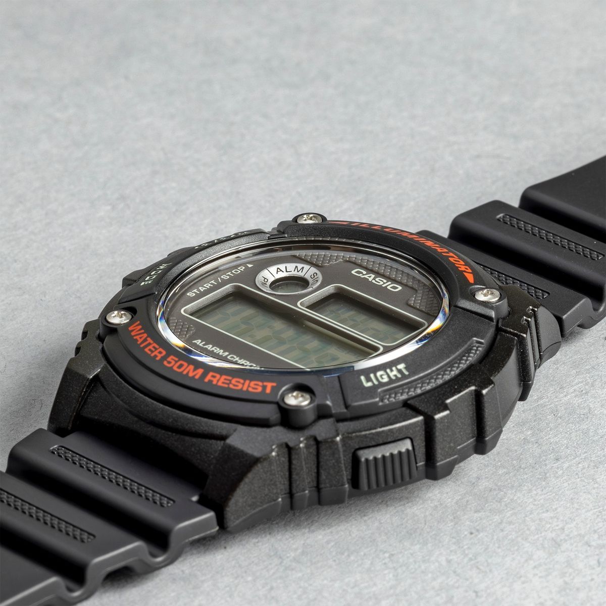 Casio | 卡西歐 CASIO 防水 W216 W216H W-216 W-216H W-216H-1 W-216H-1A 黑紅色 有現貨 ...