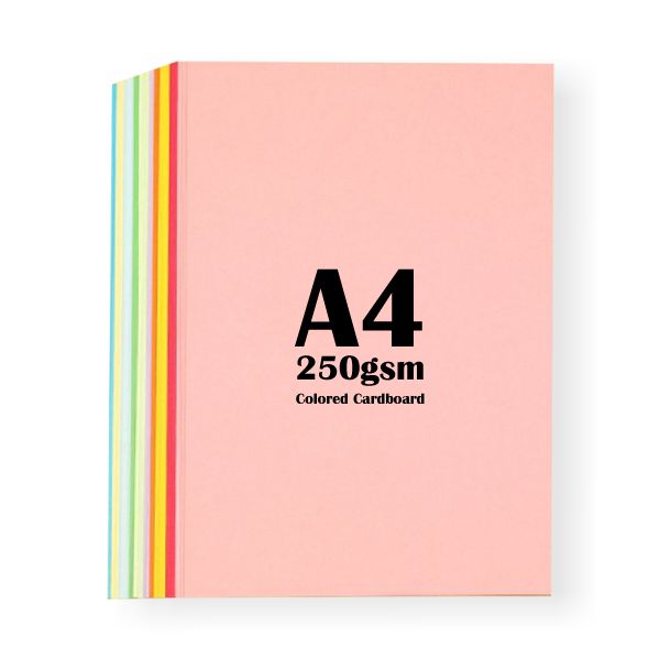FPF | A4 250g Colored Cardboard (60 sheets-12 colors) | HKTVmall The Largest HK Shopping Platform
