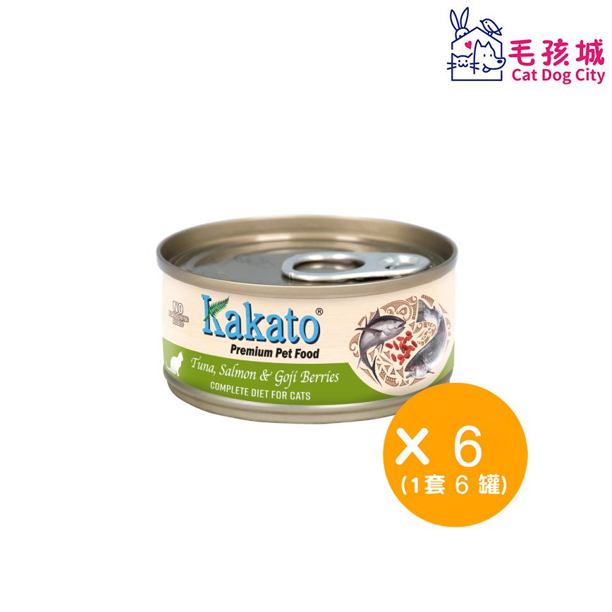 KAKATO | Kakato 貓罐頭 吞拿魚.三文魚及杞子 70g X6(一套6件) #貓糧 (濕) #Kakato #貓濕包 #Kakato 貓罐頭 #主食罐 #Kakato主食罐 ...