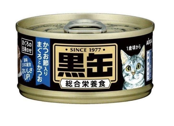 愛喜雅 | 黑缶系列 吞拿魚+鰹魚+木魚片 貓罐頭 (80g) (BCM-16) 942865 | HKTVmall 香港最大網購平台