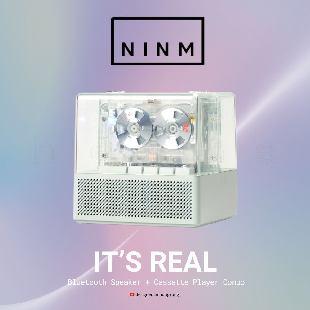NINM lab | IT’S REAL Bluetooth Speaker + Cassette Player - Regular 白色 ...