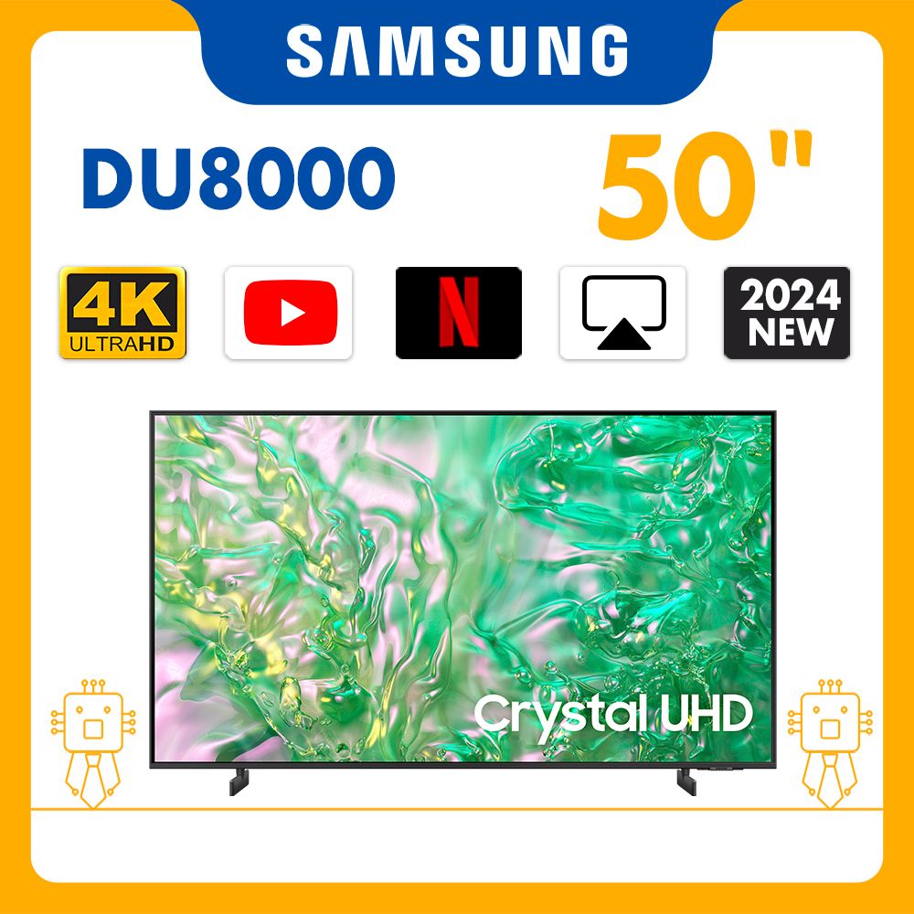 Samsung | 50 Crystal UHD DU8000 4K 智能電視 UA50DU8000JXZK 50DU8000 ...