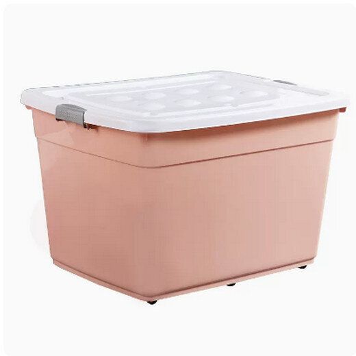 全城熱賣 | 塑料收納箱子（200L+280L【2件套 】 櫻花粉） | HKTVmall 香港最大網購平台