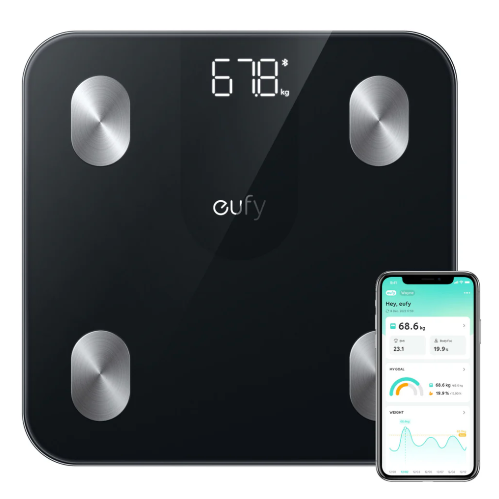 eufy | Eufy by Anker Smart Scale A1｜T9120｜Black｜ | Color : Black ...