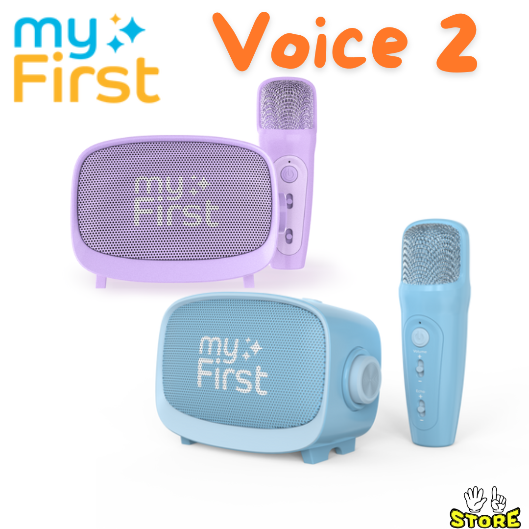 myFirst | myFirst Voice 2 便攜式揚聲器和無線麥克風組合 | 顏色 : 藍 | HKTVmall 香港最大網購平台