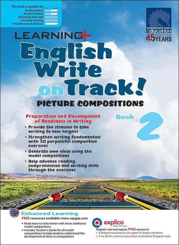 SAP | Learning+ English Write on Track! Book 2 (9789813424531) | 尺碼 : P2 | HKTVmall 香港最大網購平台