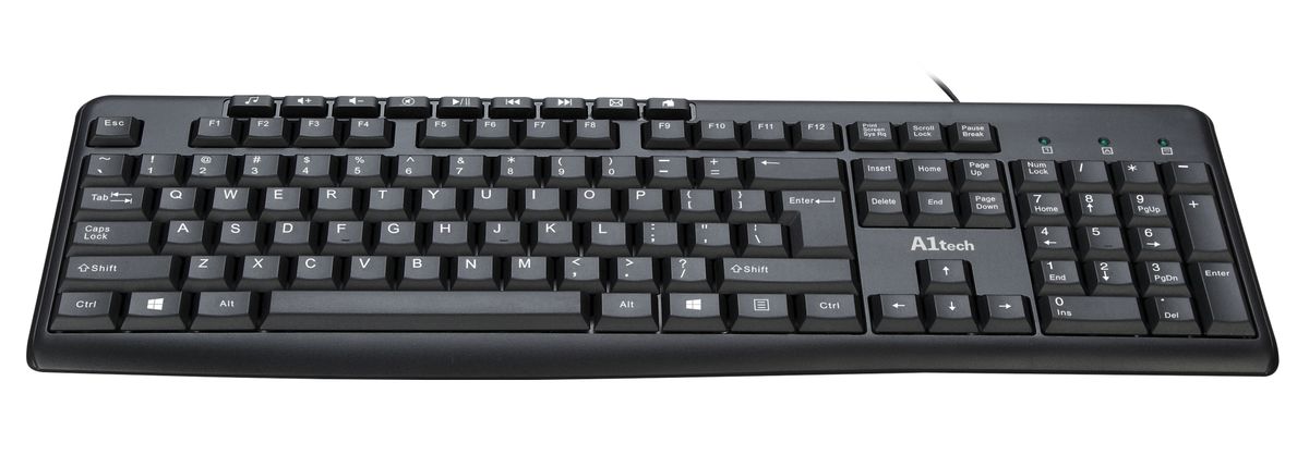 Silvertec | A1tech ACK-01多媒體有線USB鍵盤 | 顏色 : 黑色(B) | HKTVmall 香港最大網購平台