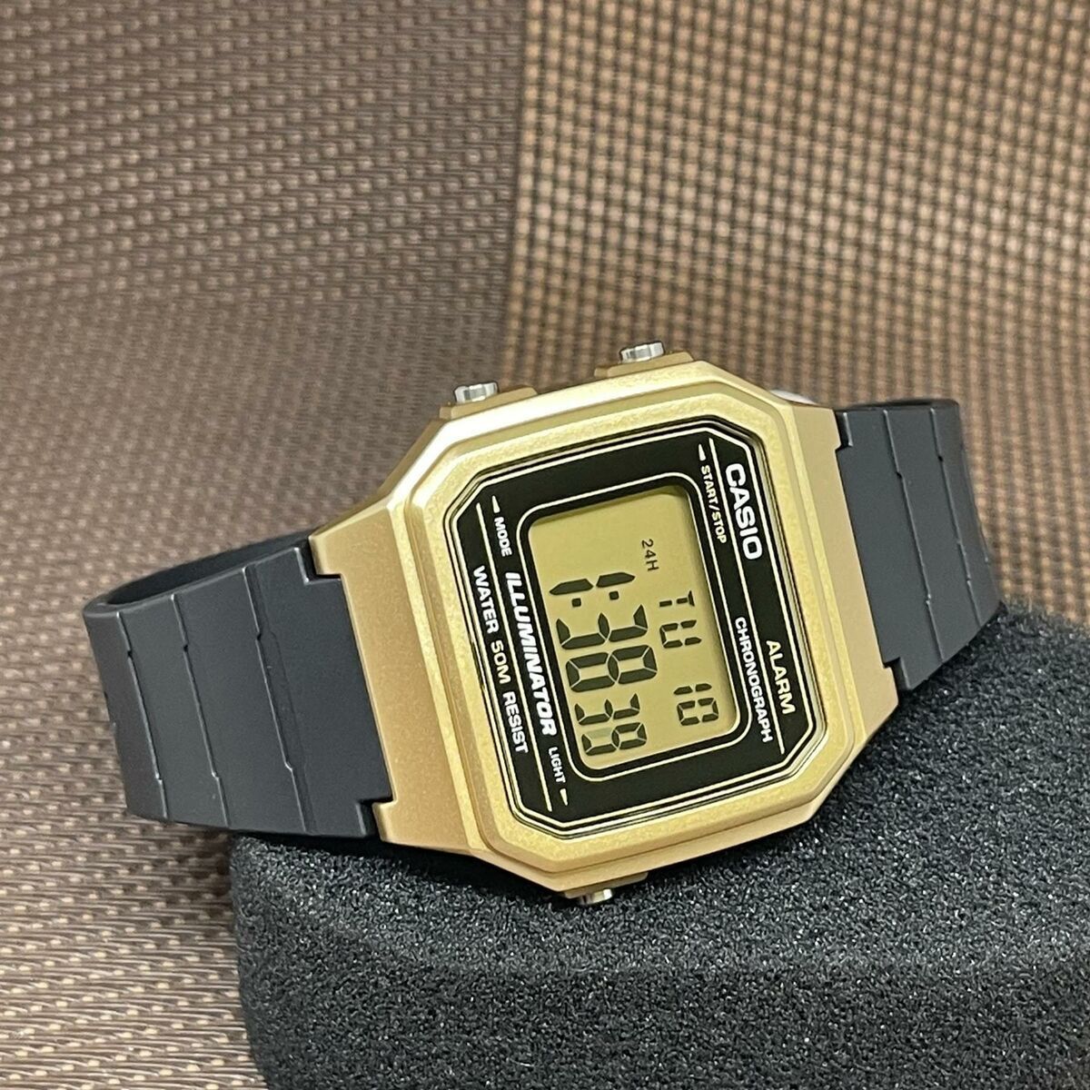 Casio | CASIO W217 W217HM W-217 W-217HM W-217HM-9 W-217HM-9A Black Gold ...