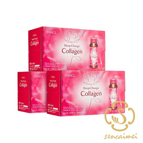 FANCL | 【原箱優惠】 美肌膠原蛋白飲料Deep Charge Collagen 50ml x10支裝x3盒【平行進口】 | HKTVmall 香港最大網購平台