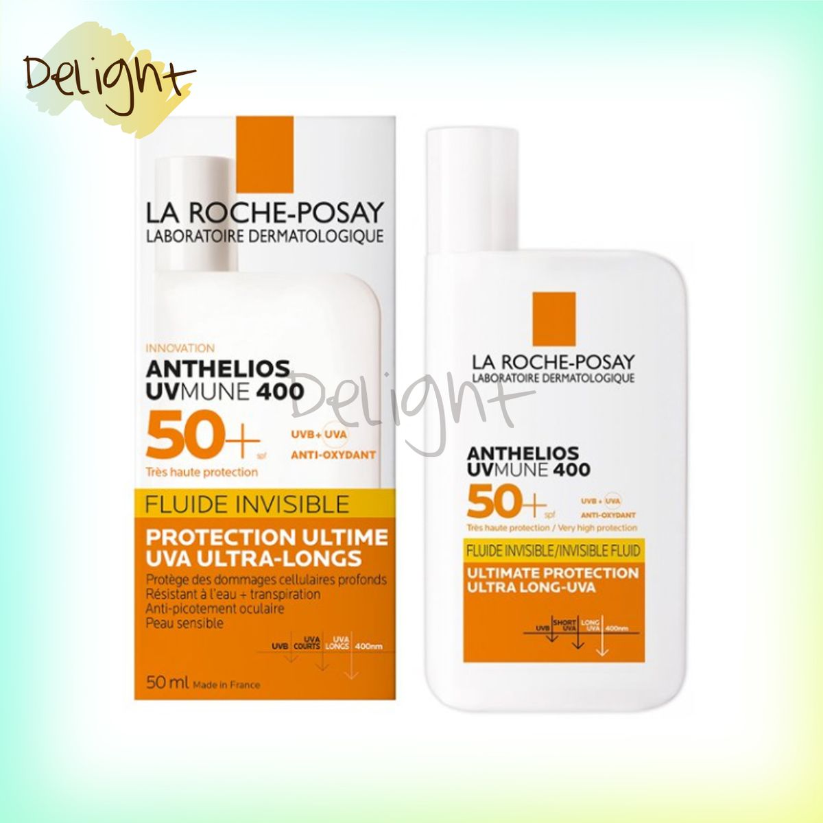 La Roche-Posay | Anthelios Uvmune 400 Invisible Fluid SPF50+ 50ml ...