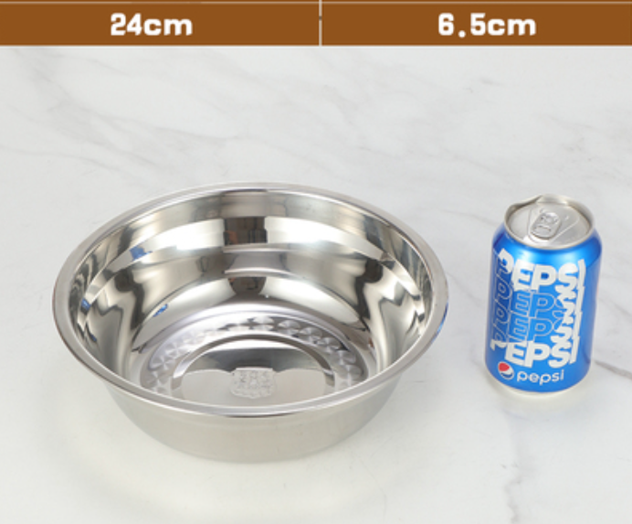 全城熱賣 | 【01款】家用廚房加厚不銹鋼湯盆 菜盆（規格：24cm） | HKTVmall 香港最大網購平台