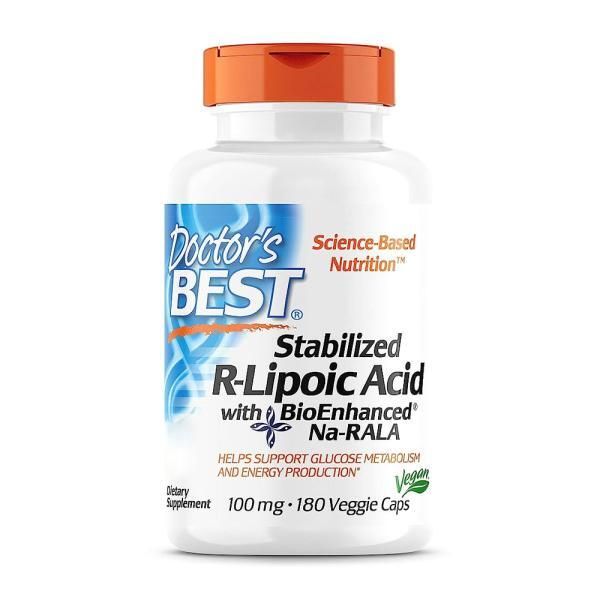 Doctor's BEST | (02296)Stabilized R-Lipoic Acid BioEnhanced Na-RALA ...