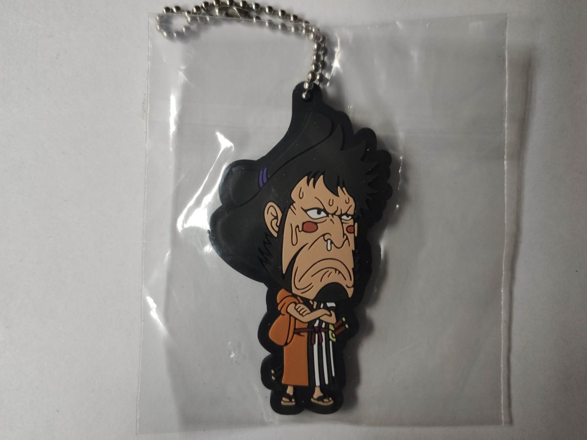 One piece Rubber Keychain Charm Pendant No.1 Kin'emon [parallel import ...