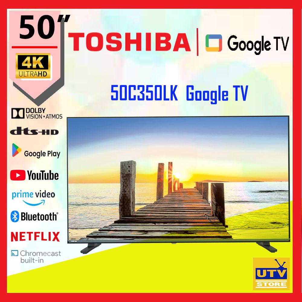 東芝 | 50C350LK 50吋 4K 超高清 Google TV C350L | 屏幕尺寸 : 50吋 | HKTVmall 香港最大網購平台