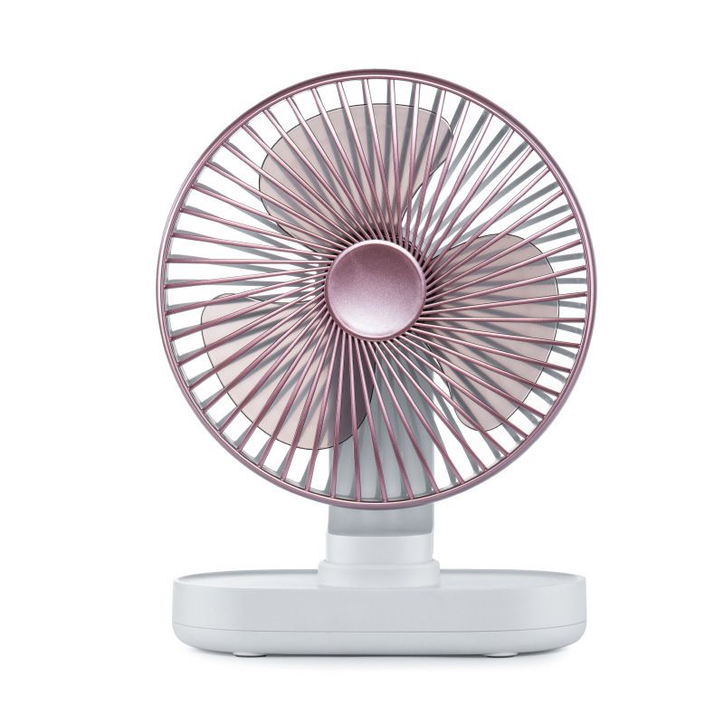 ANGEL-FAN | D77 Automatic Shaking Fan 【玫瑰金】 [Rose Gold] Desk Fan Simple ...