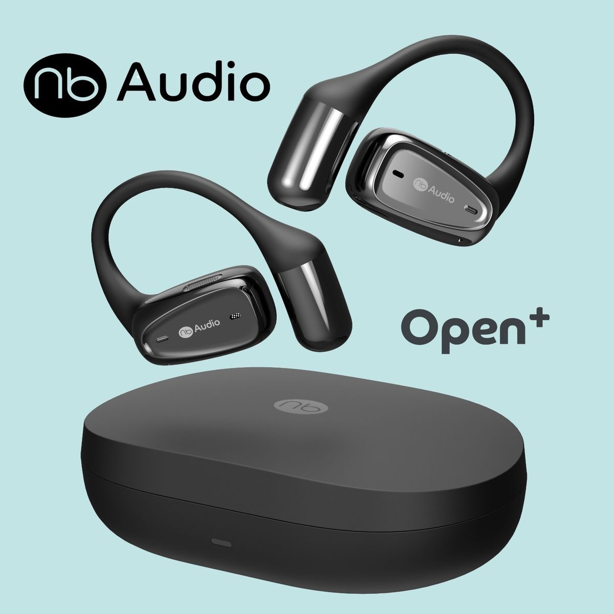 Others | 日本(nb)audio Open+ Fit 無線 開放式 運動耳機 黑色｜IPX5防水、藍牙5.4、低延遲 ...