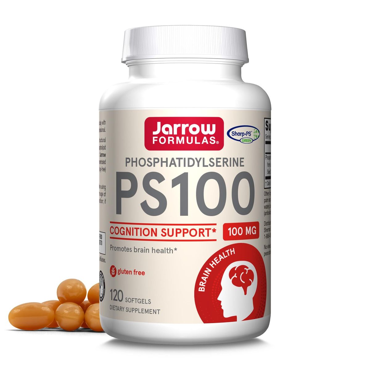 Jarrow Formulas | (60595)(EXP=6/25)PHOSPHATIDYLSERINE PS100 100mg, 120 ...