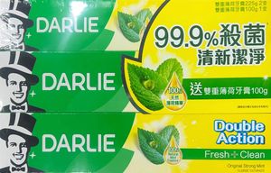Darlie | - 黑人 雙重薄荷牙膏 225克 x 2 + 100g 贈品 [贈品隨機發送] | HKTVmall 香港最大網購平台