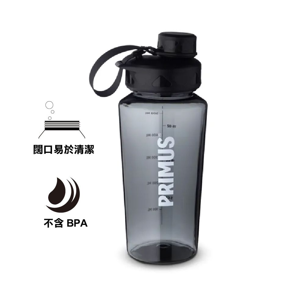 PRIMUS | 不含 BPA 塑膠運動水樽 TrailBottle 0.6L Tritan Black | HKTVmall 香港最大網購平台