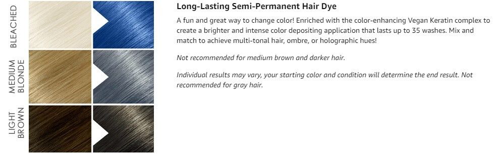 PUNKY COLOUR | 半永久護理染髮劑 100ml - 午夜藍 (Midnight Blue) (香港行貨) | HKTVmall ...