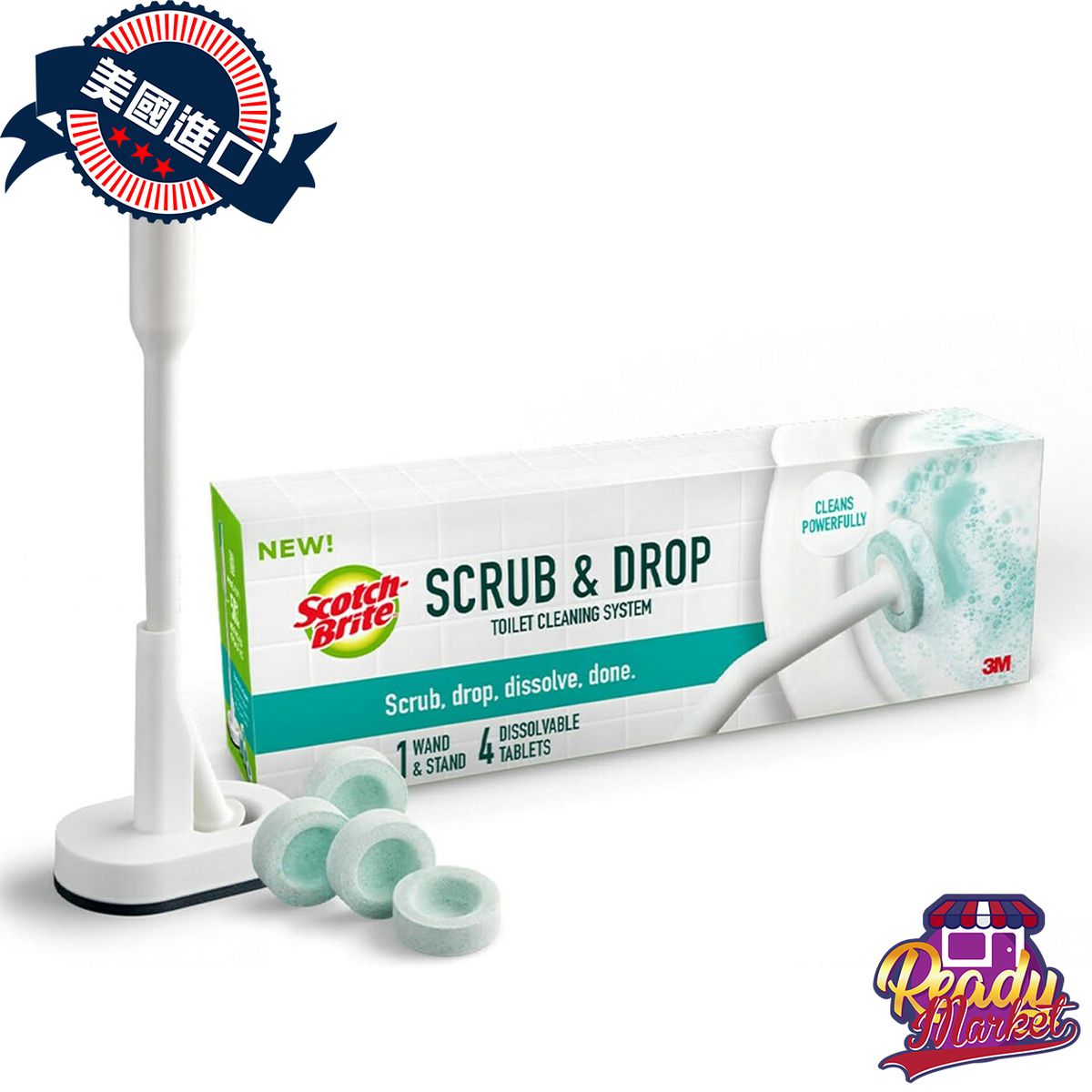 思高 | Scrub & Drop 馬桶清潔套裝 (平行進口) | HKTVmall 香港最大網購平台