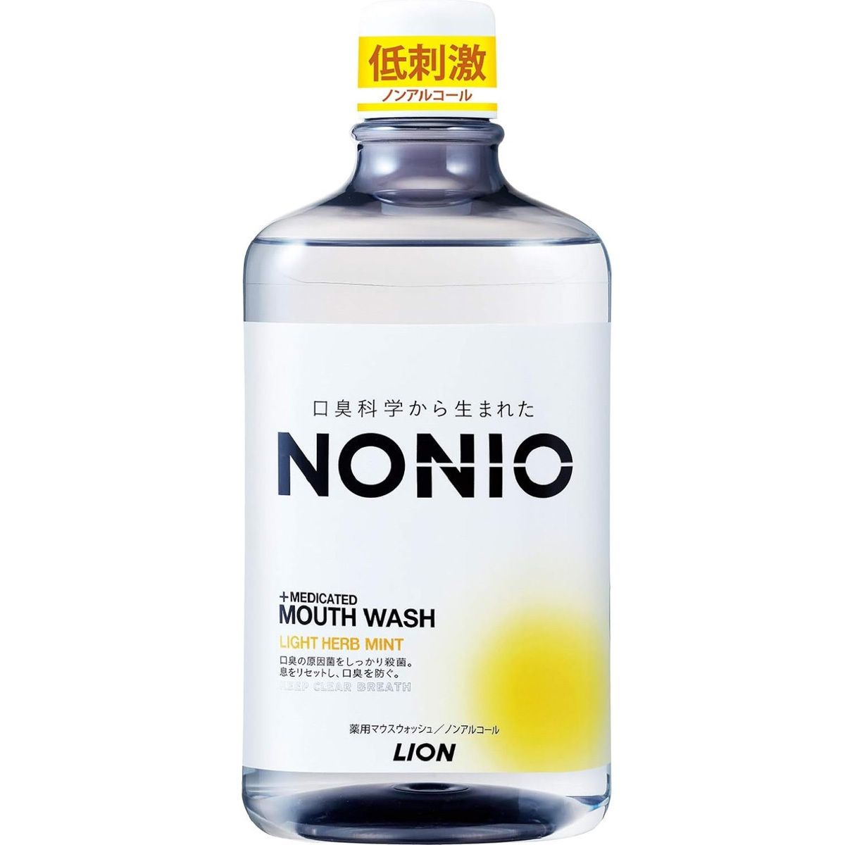 LION | NONIO +Medicated Mouth Wash Dental Rinse 1000ml Light Herb Mint -91947(parallel import ...