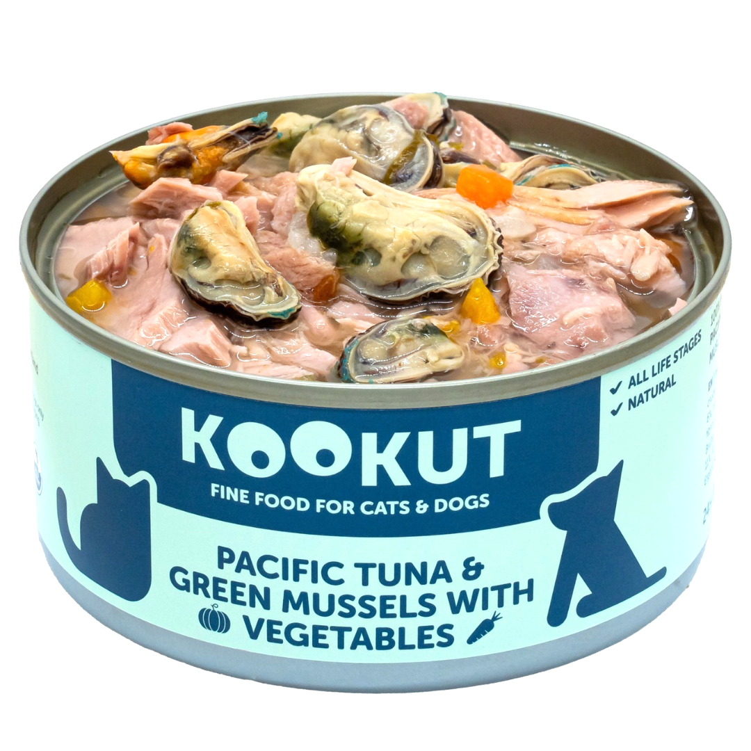 KOOKUT | 貓狗罐頭 KOOKUT太平洋吞拿魚綠唇青口蔬菜 150g21017282 PACIFIC TUNA & GREEN ...