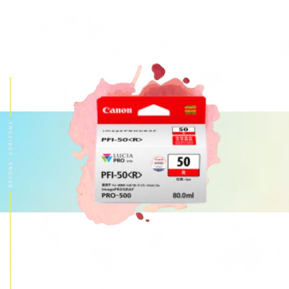佳能 | Canon - PFI-50 R (洋紅色) 原廠墨水 盒 可印800頁 (原廠行貨及保養) | HKTVmall 香港最大網購平台