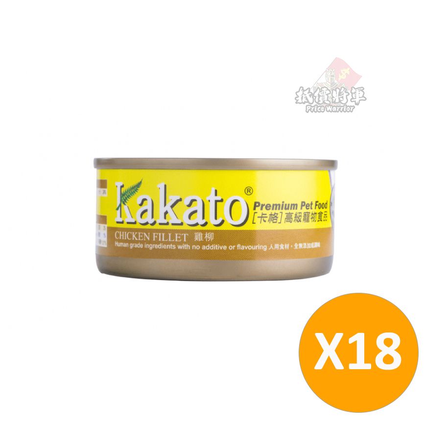 KAKATO | Kakato 貓罐頭 雞柳 170g X18 (一套18件) #貓糧 (濕) #Kakato #貓濕包 #Kakato 貓罐頭 | HKTVmall The Largest ...